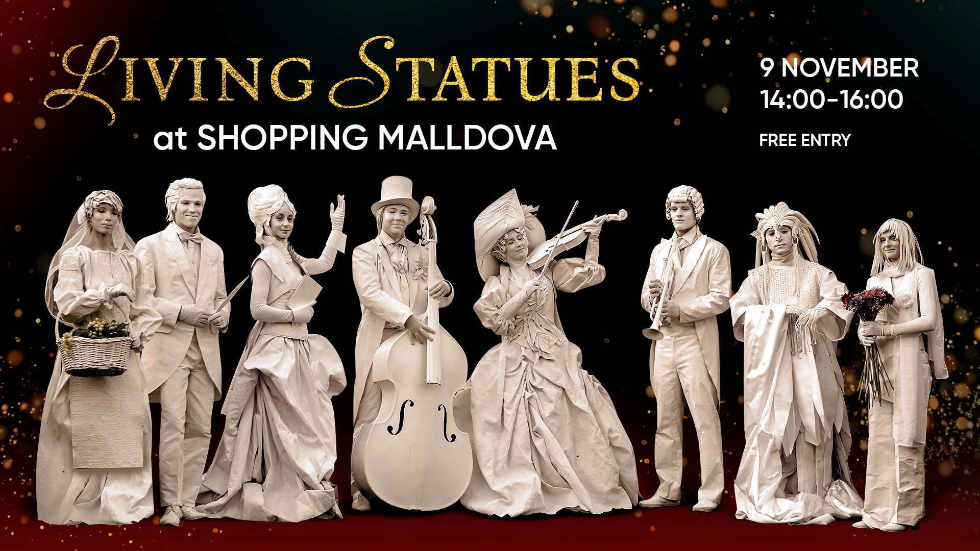 Discover the magic of living statues at Shopping MallDova! - Shopping ...